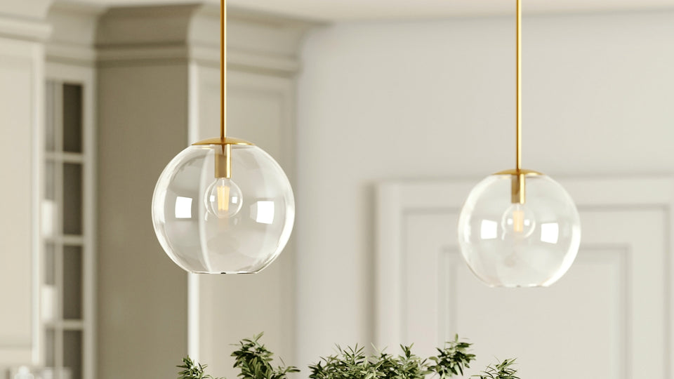 The Aria Collection Glass Pendant Lights | Simple & Chic | Lights.com
