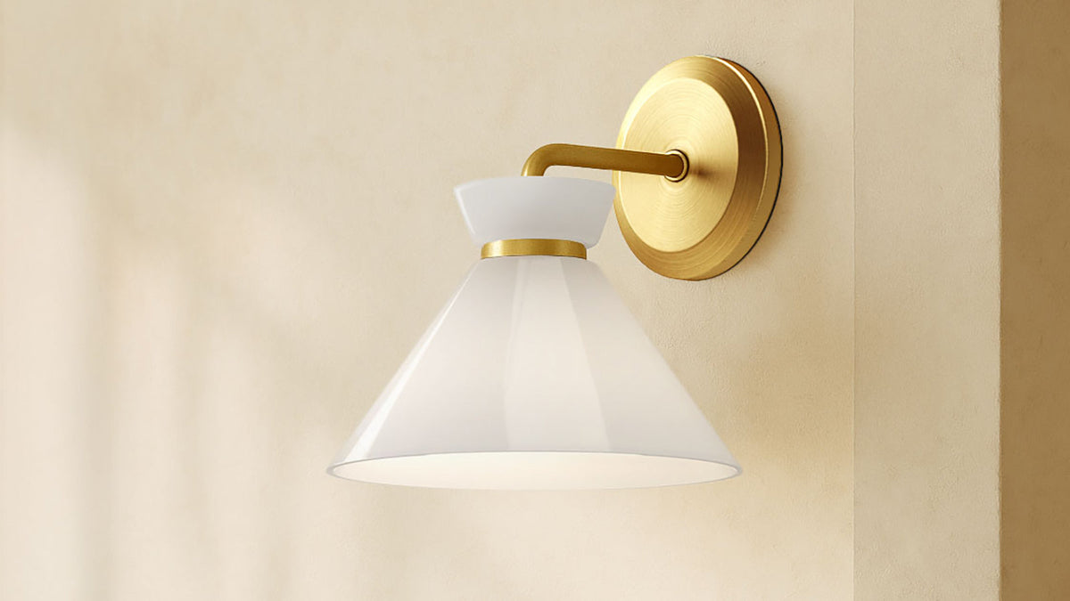 The Cori Lighting Collection | Milk Glass Pendant & Wall Lights ...