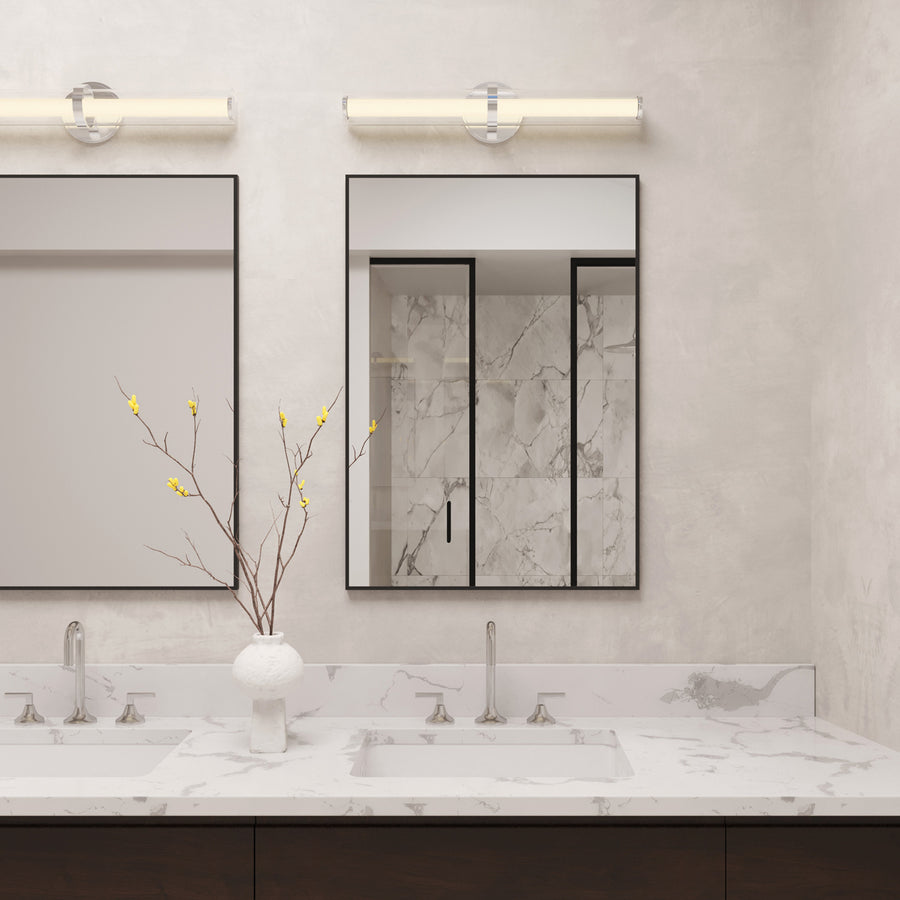 Ellie 24" LED Vanity Light, Chrome – Lights.com