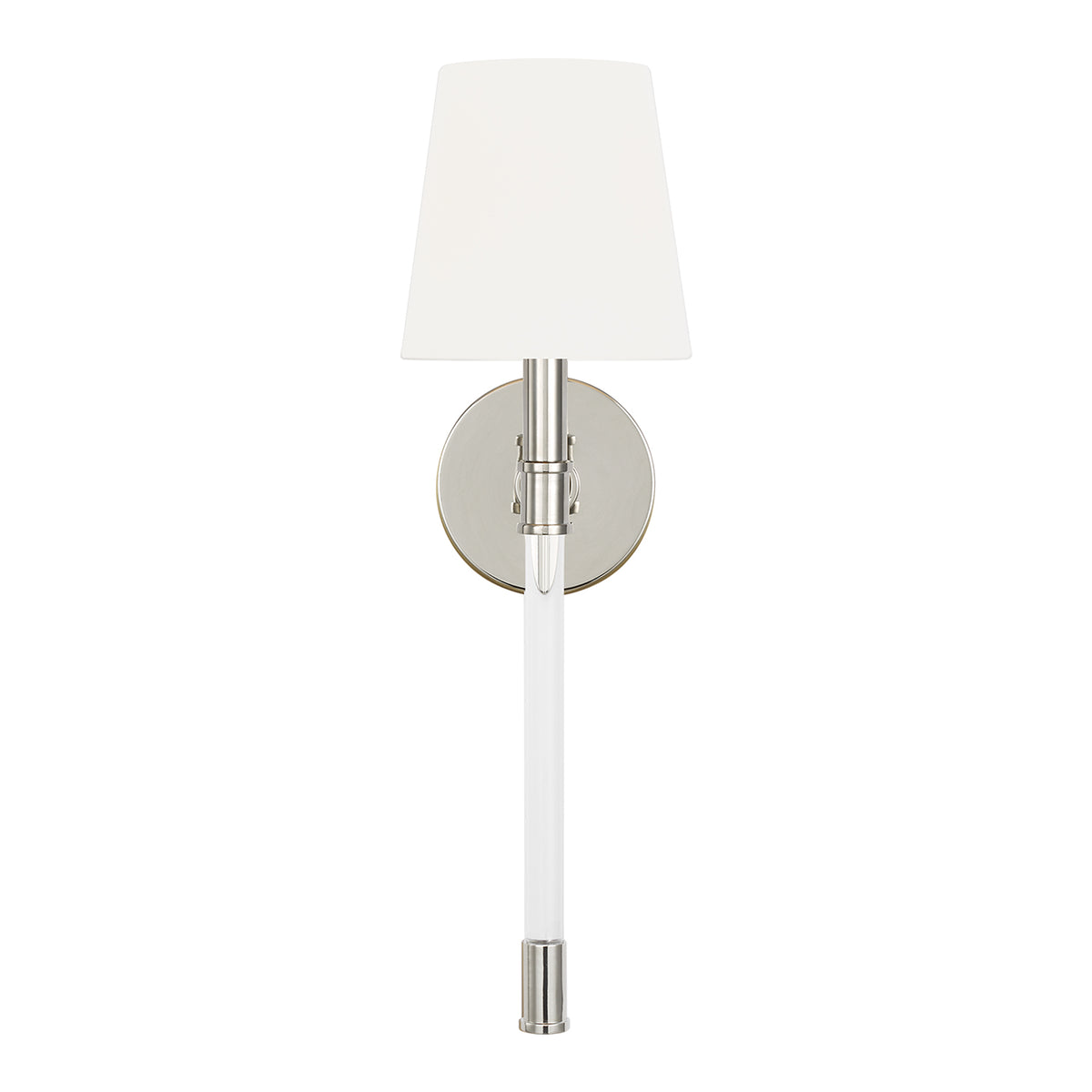 Audrey Wall Sconce 19", Polished Nickel – Lights.com