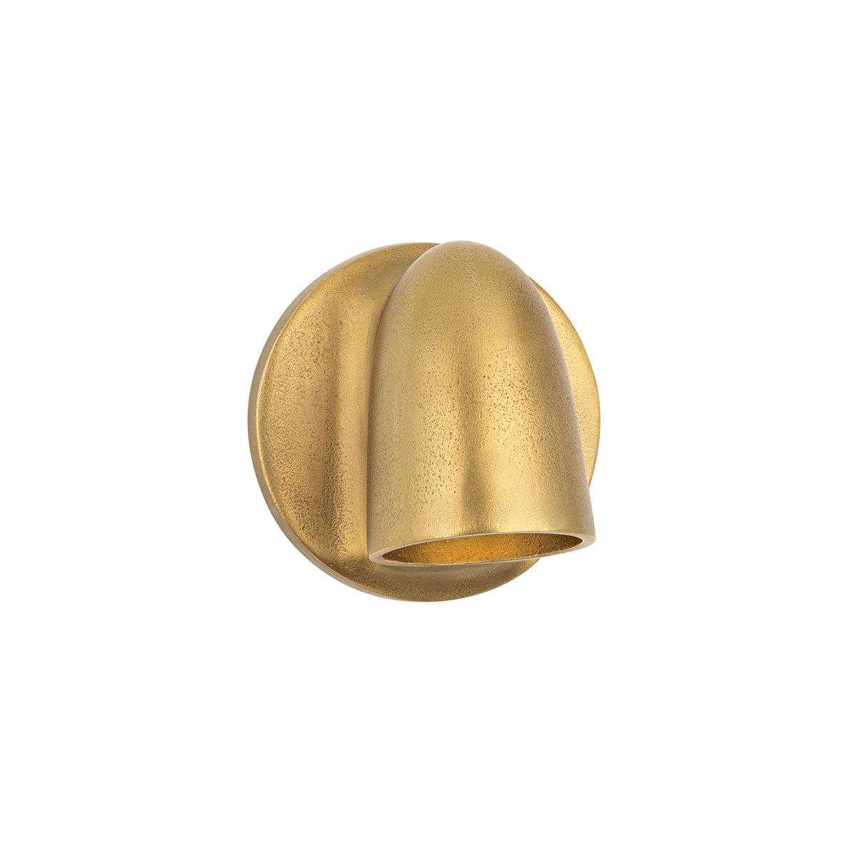 Magnus Wall Sconce 5", Textured Aged Brass – Lights.com